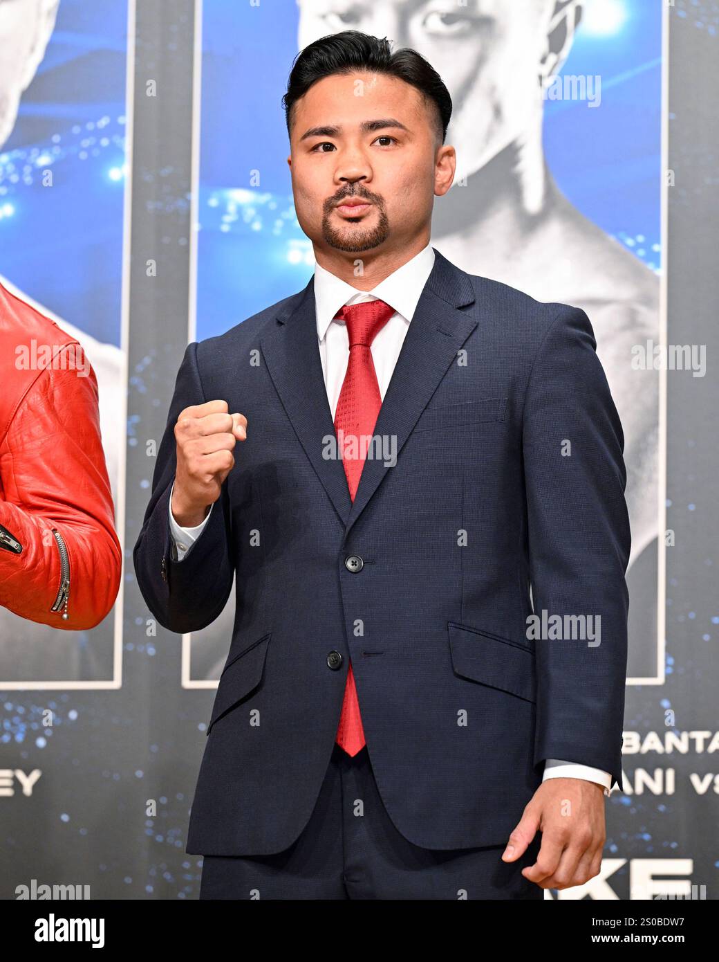 Daigo Higa of Japan attends a press conference of Prime Video Boxing 11 at Tokyo Dome Hotel in ...