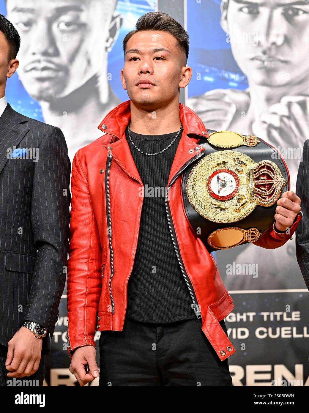 Seiya Tsutsumi, WBA bantamweight champion of Japan attends a press ...