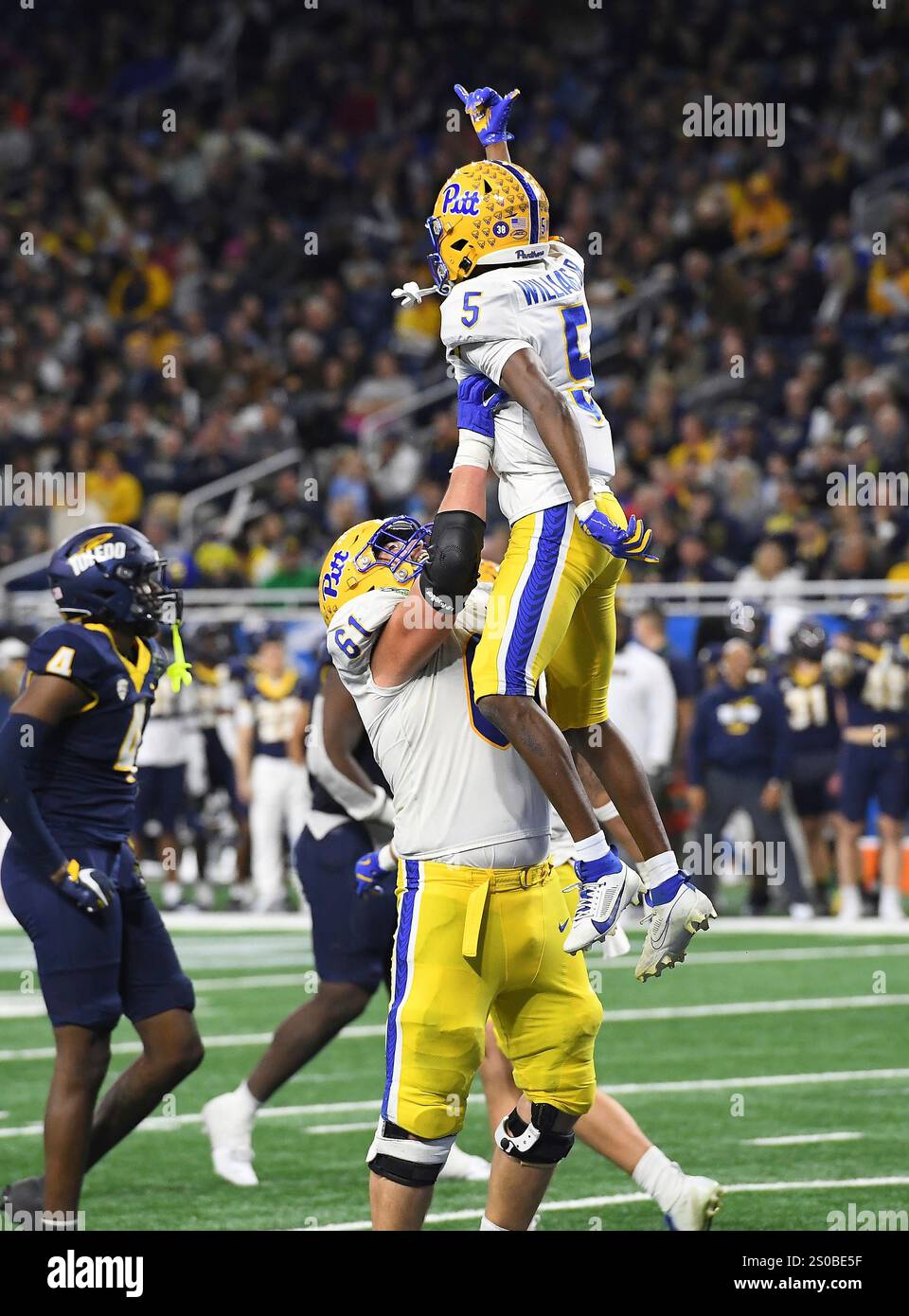 December 26, 2024, Detroit, Michigan, U.S: Pittsburgh Offensive Lineman ...