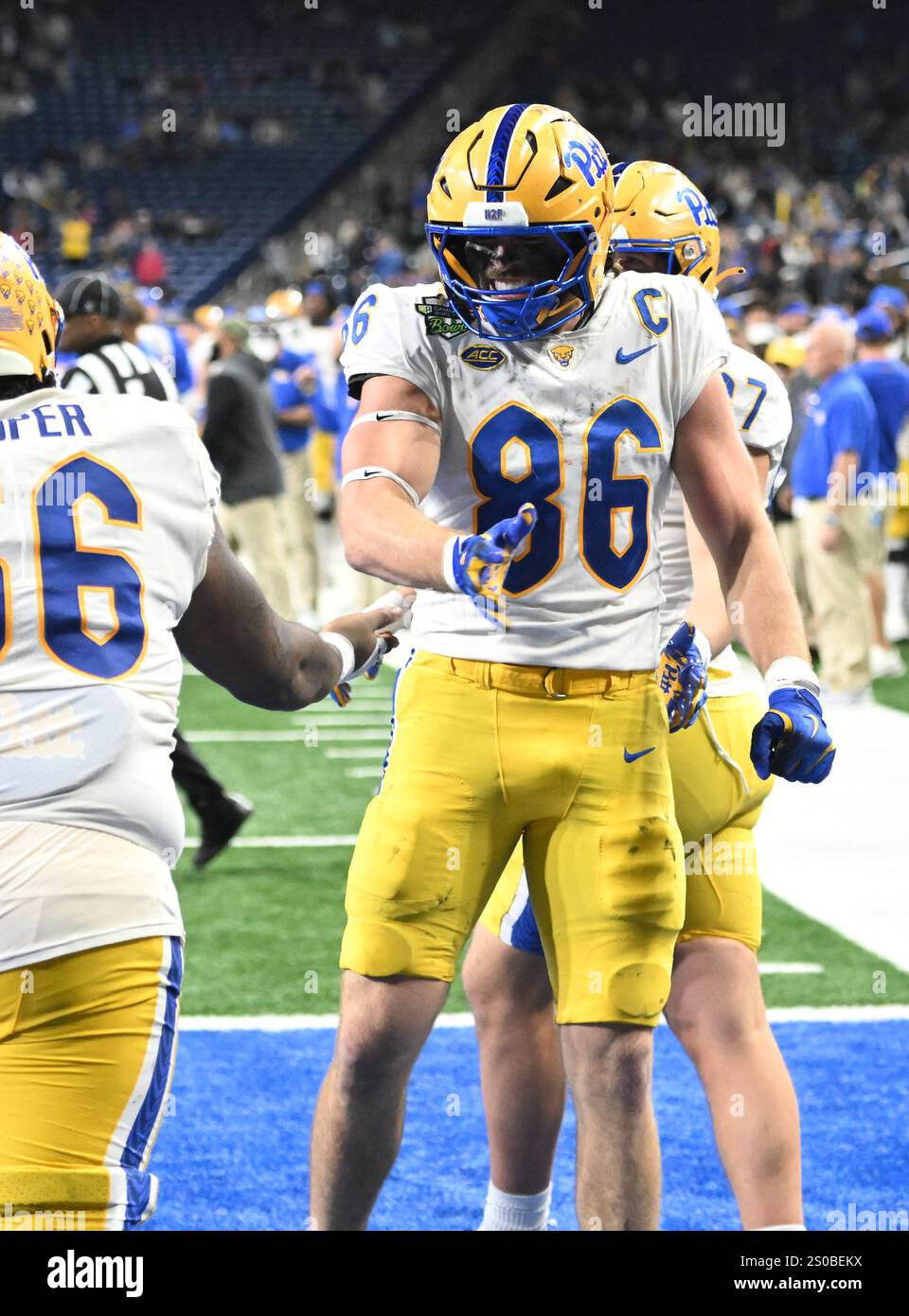 December 26, 2024, Detroit, Michigan, U.S: Pittsburgh Tight End GAVIN ...