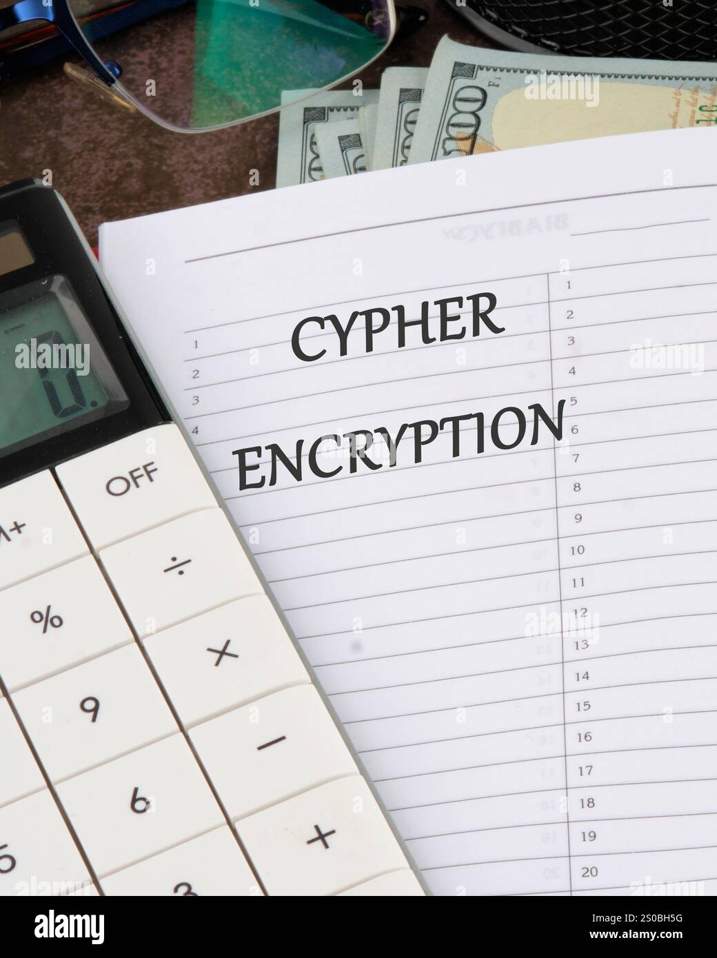 The concept of technology . The conceptual text of CYPHER ENCRYPTION it ...