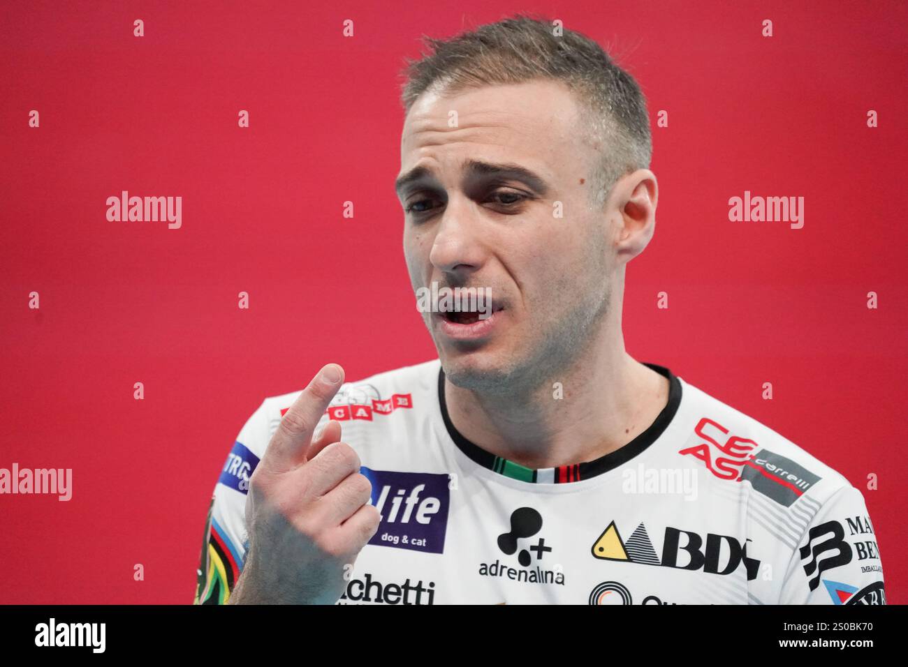 Perugia, Italy. 22nd Dec, 2024. massimo colaci (sir susa vim perugia ...