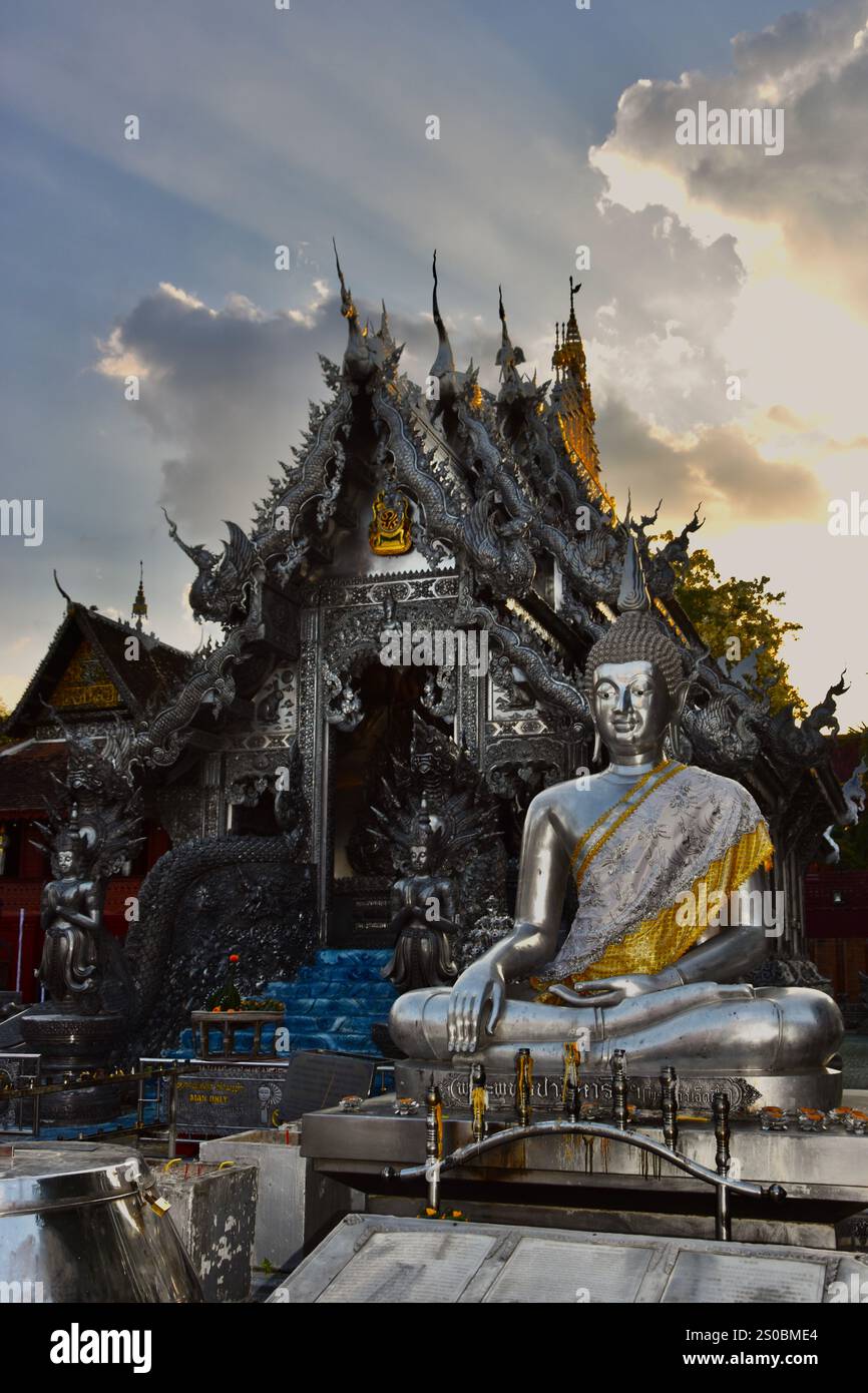 Wat Sri Suphan ChiangMai Stock Photo - Alamy