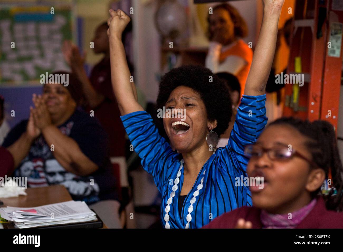 Christalyn Lagarde, the 5th grade literacy and social studies teacher ...