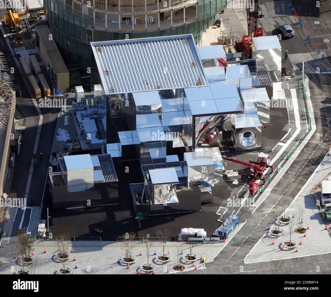An aerial photo shows a signature pavilion null2 by OCHIAI Yoichi for ...
