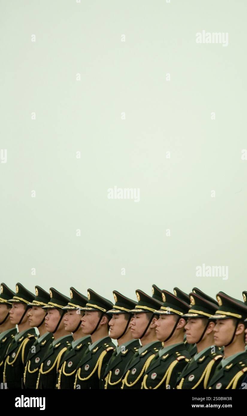 Chinese Honor Guard, Beijing, China Stock Photo - Alamy