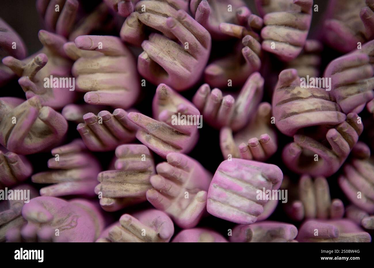 Carved hands for the Shaolin Temple, Shaolin, China Stock Photo - Alamy