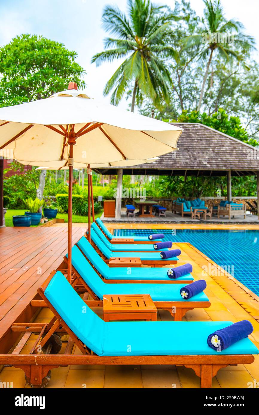 South Samui views with beach villas, in koh Samui, Thailand Stock Photo ...