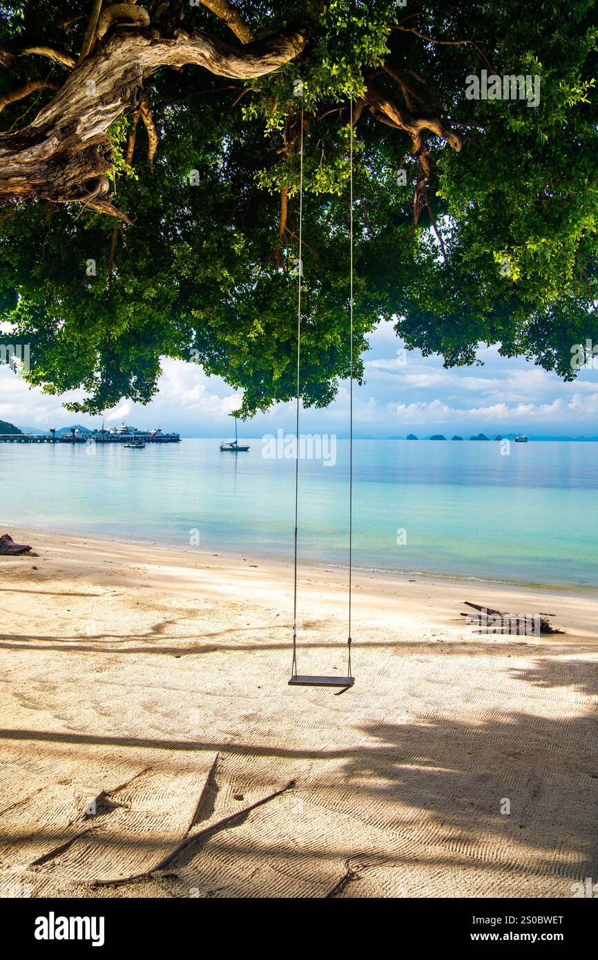 South Samui views with beach villas, in koh Samui, Thailand Stock Photo ...