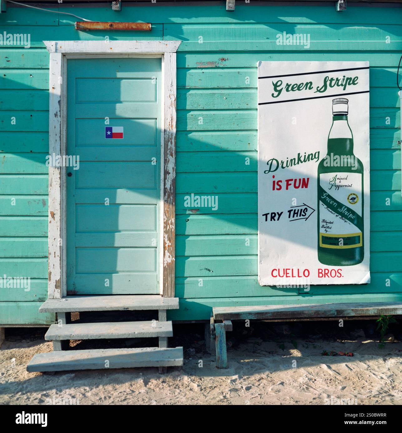 Grocery Store on Caye Caulker, Belize Stock Photo - Alamy