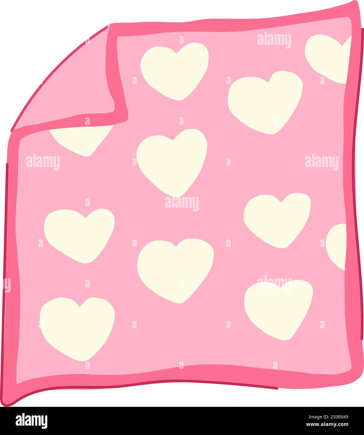 cozy blanket baby cartoon vector illustration Stock Vector Image & Art ...