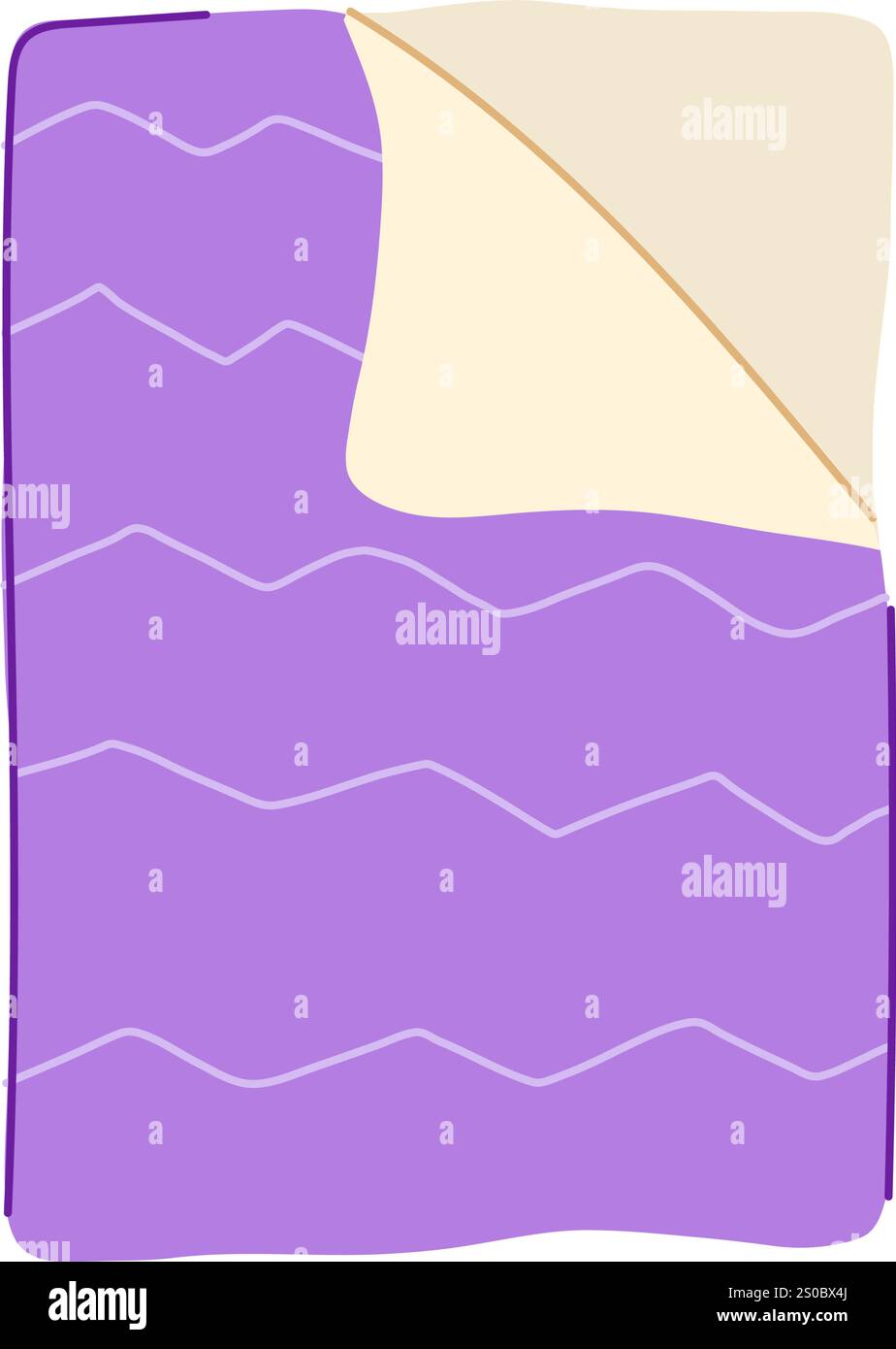 warm blanket baby cartoon vector illustration Stock Vector Image & Art ...