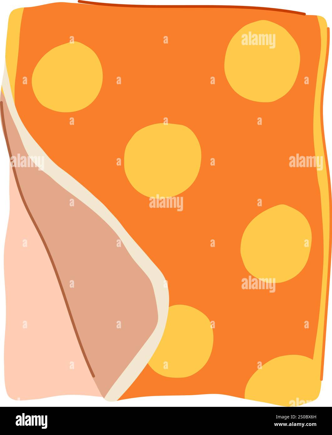 cute blanket baby cartoon vector illustration Stock Vector Image & Art ...