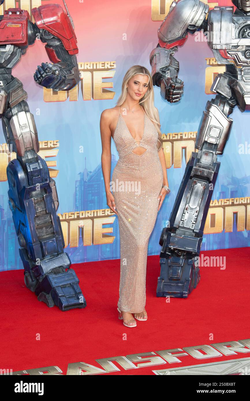 Jessy Potts attends the European premiere of 'Transformers One', at ...