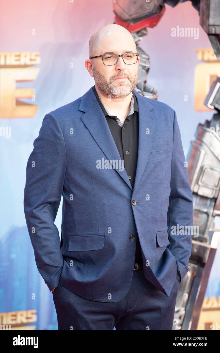 Josh Cooley attends the European premiere of 'Transformers One', at Cineworld Leicester Square ...