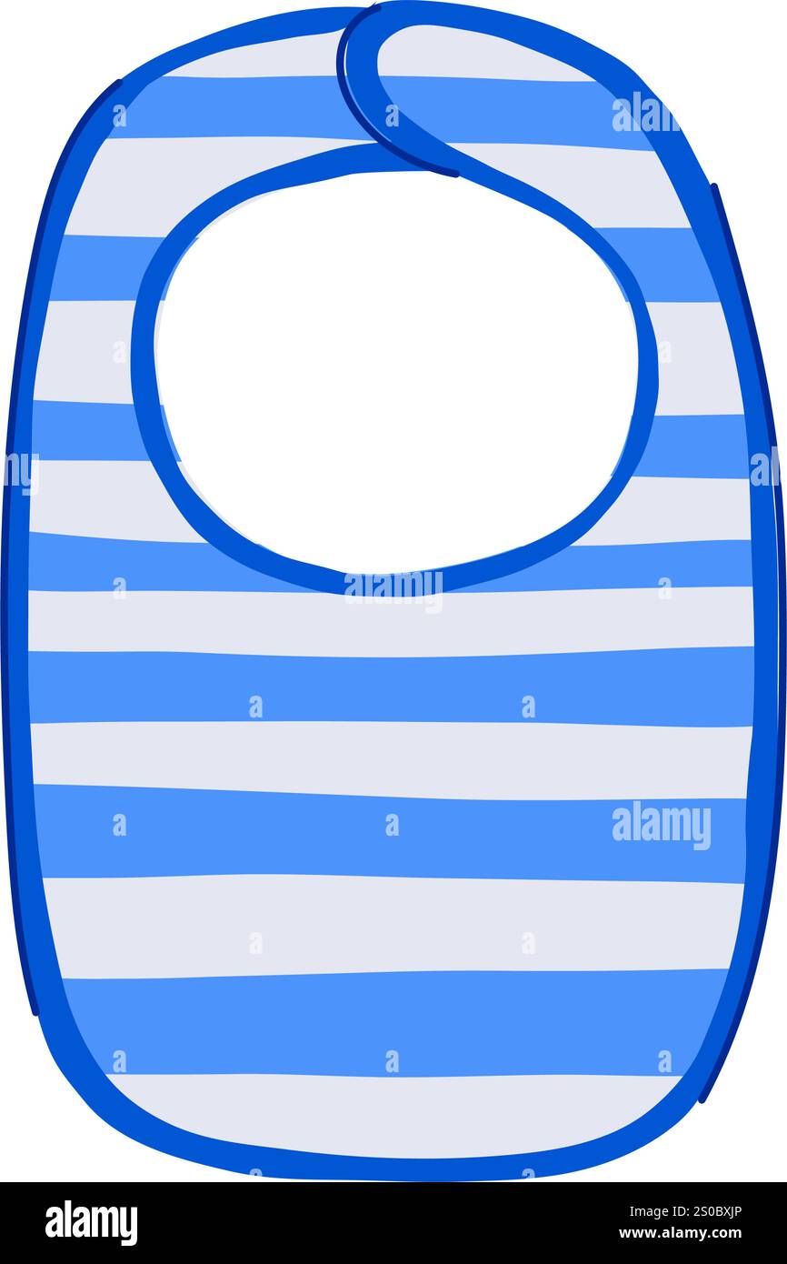 reusable burp cloths cartoon vector illustration Stock Vector Image ...