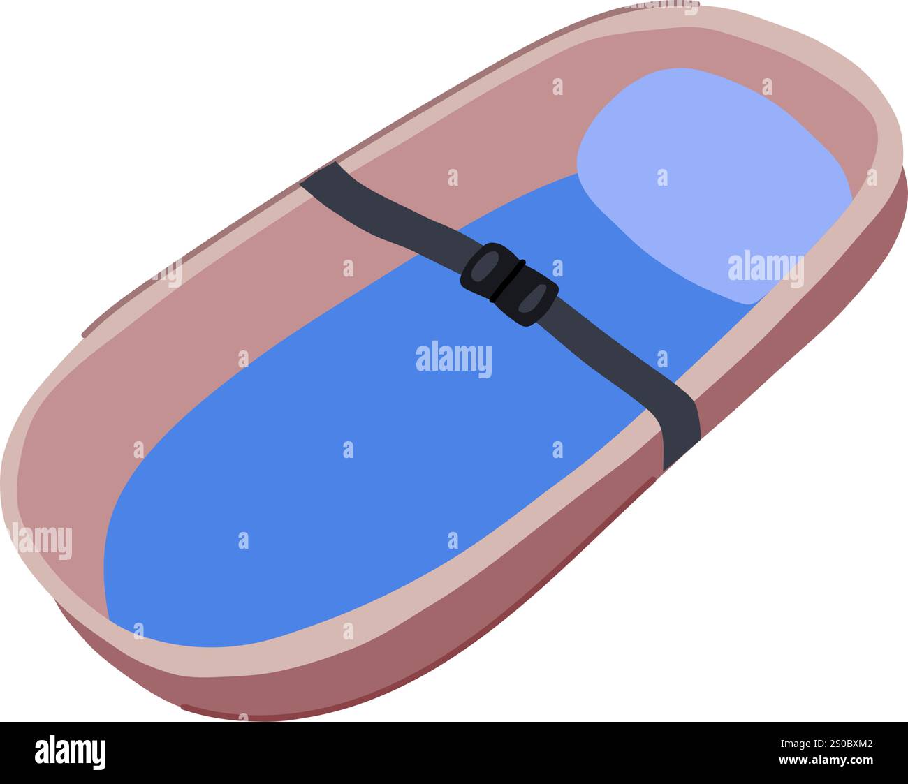 soft changing pad cartoon vector illustration Stock Vector Image & Art ...