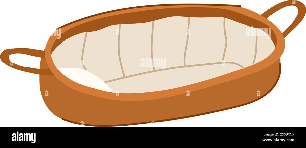 waterproof changing pad cartoon vector illustration Stock Vector Image ...