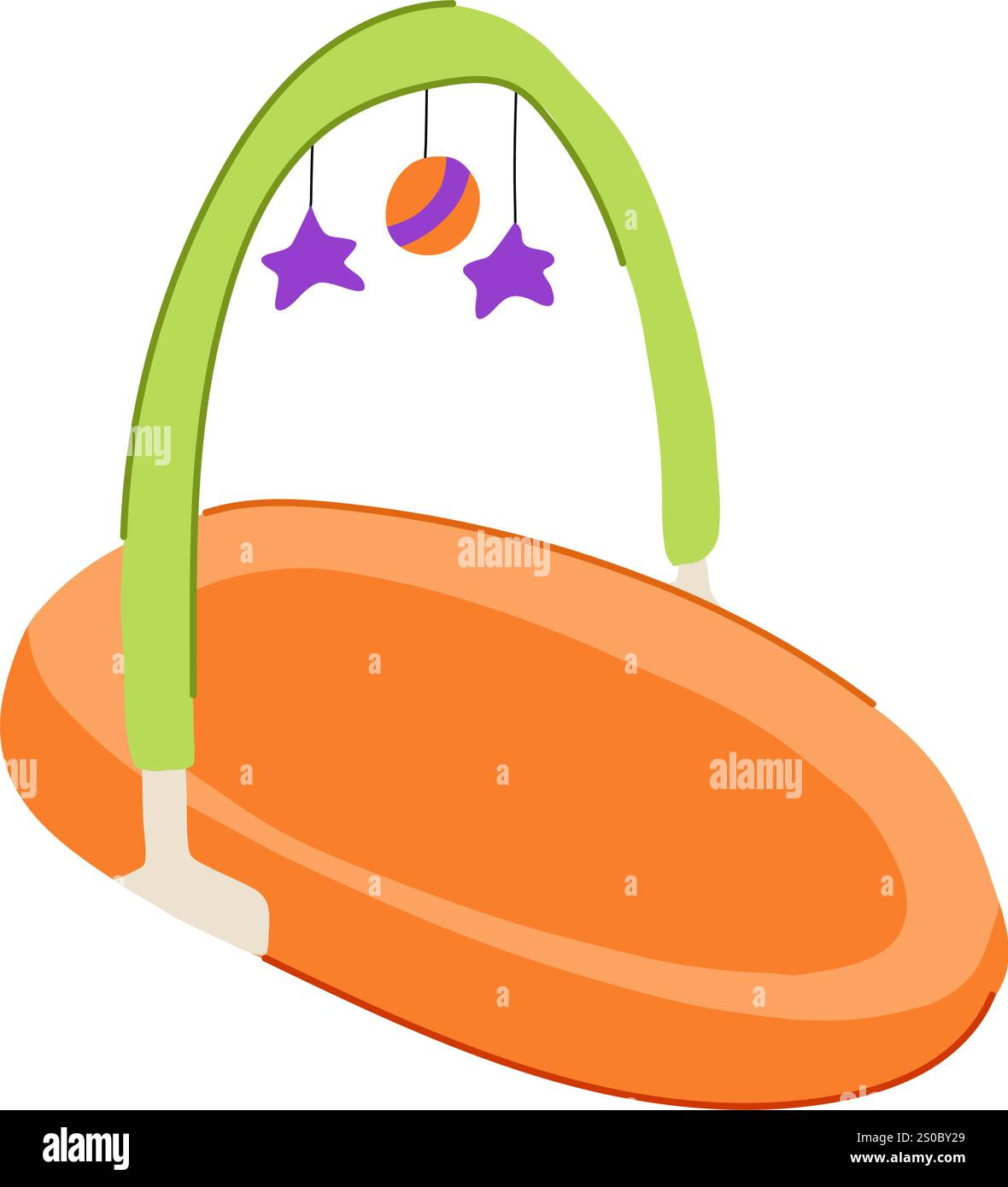 comfortable changing pad cartoon vector illustration Stock Vector Image ...