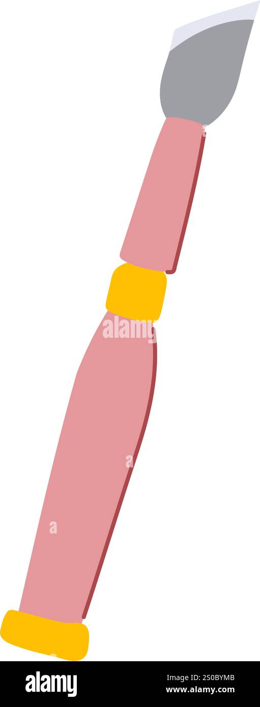 detail chisel carving cartoon vector illustration Stock Vector Image ...