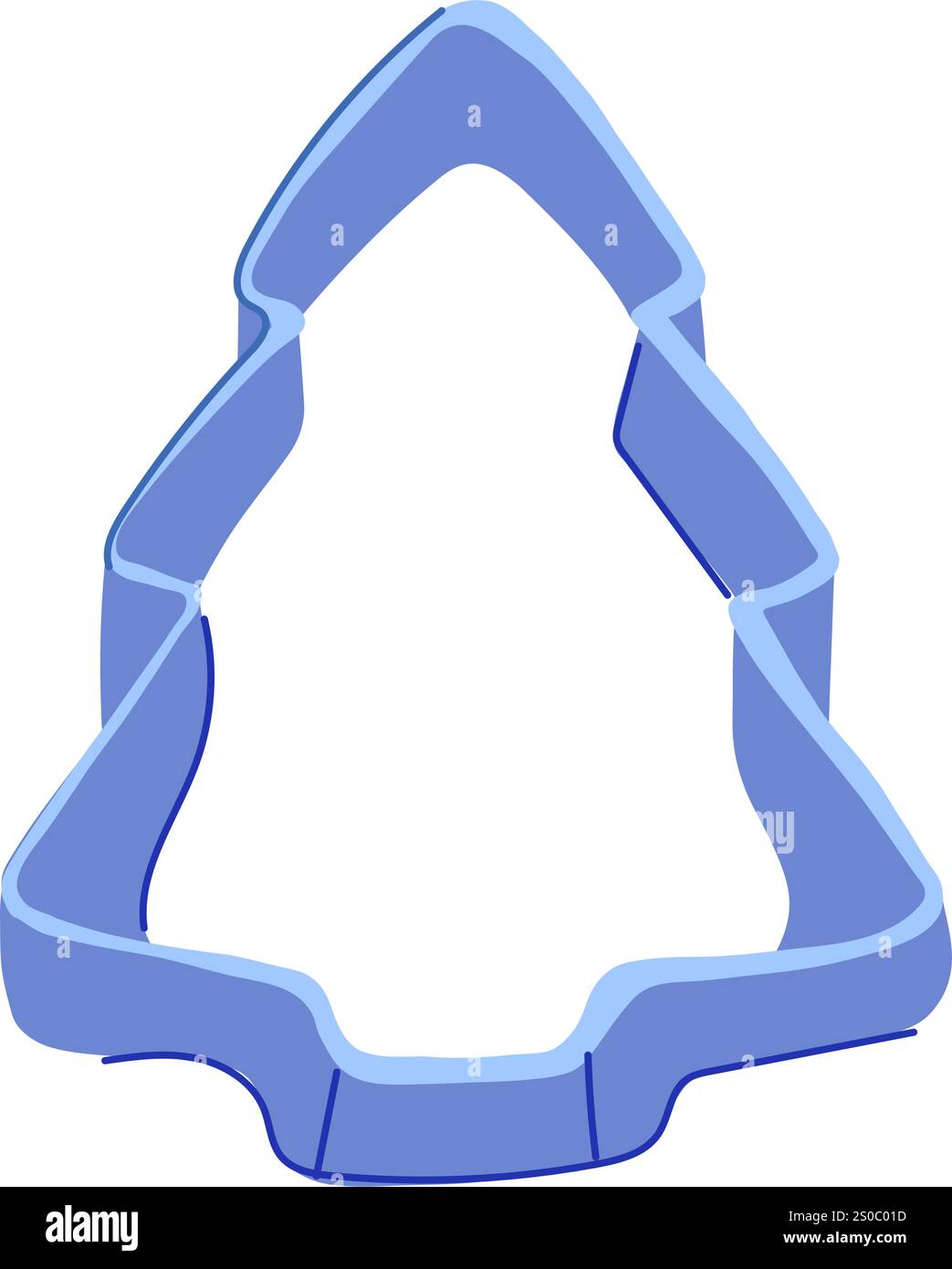 dough cookie cutter cartoon vector illustration Stock Vector Image ...