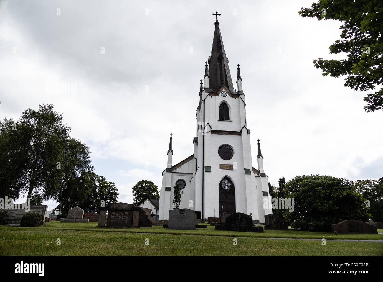 Kinna, Sweden. 03rd Aug, 2024. Kinna Kyrka is the main church for the ...