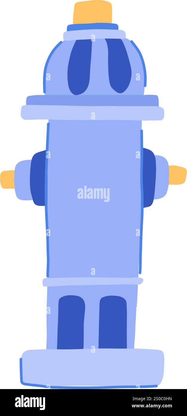 red fire hydrant cartoon vector illustration Stock Vector Image & Art ...