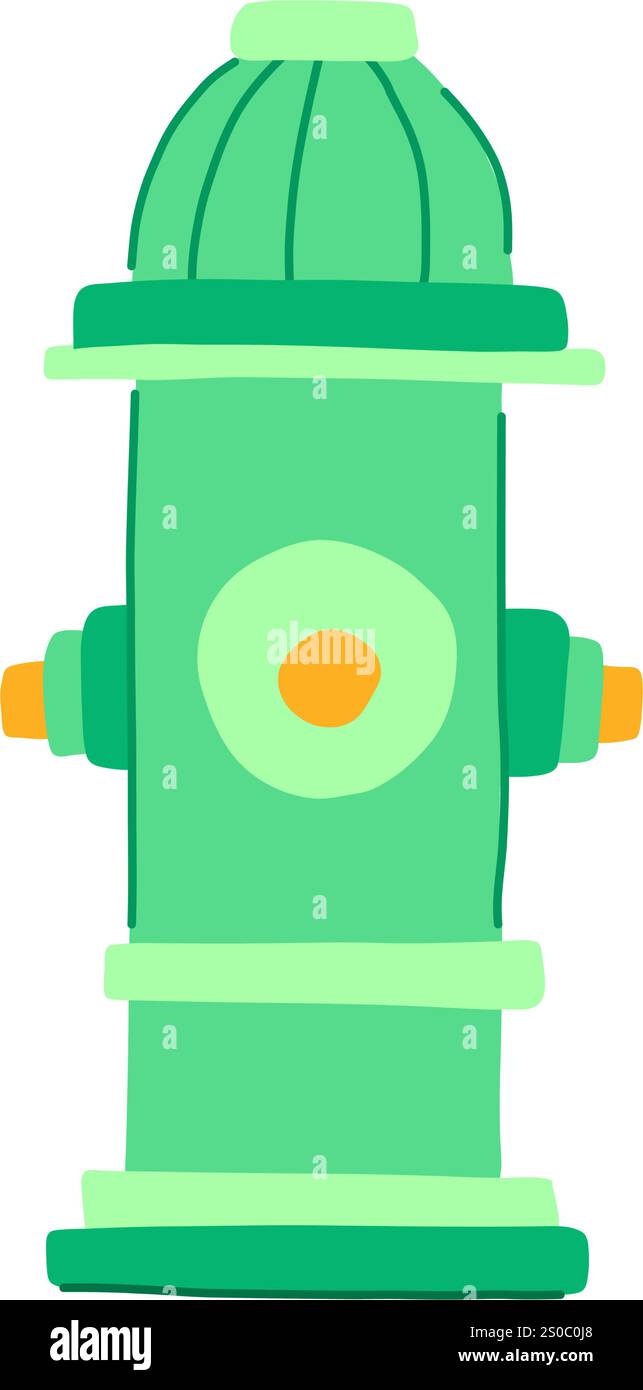 valve fire hydrant cartoon vector illustration Stock Vector Image & Art - Alamy