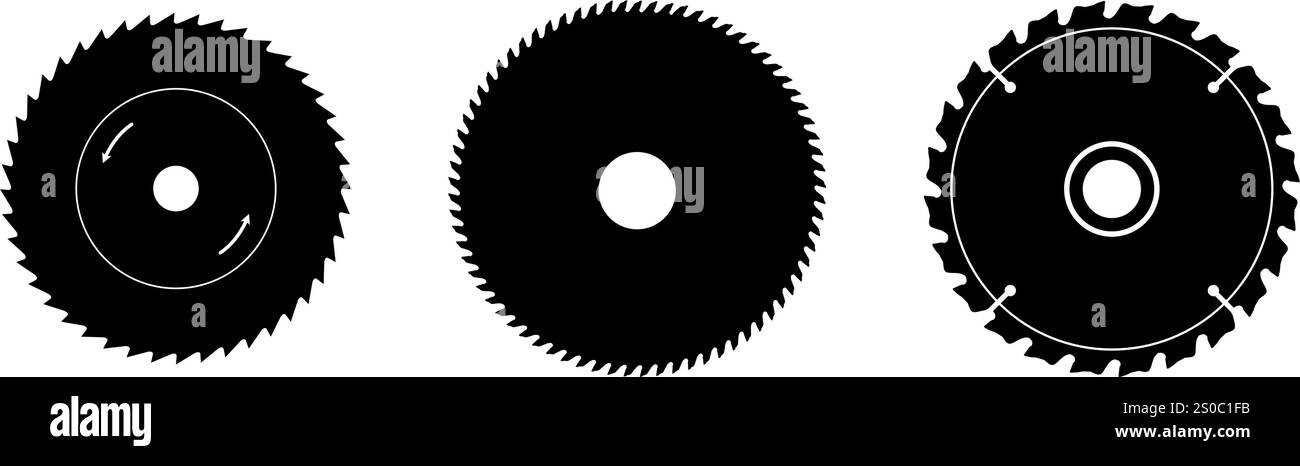 Circular saw blade - vector illustration Stock Vector Image & Art - Alamy
