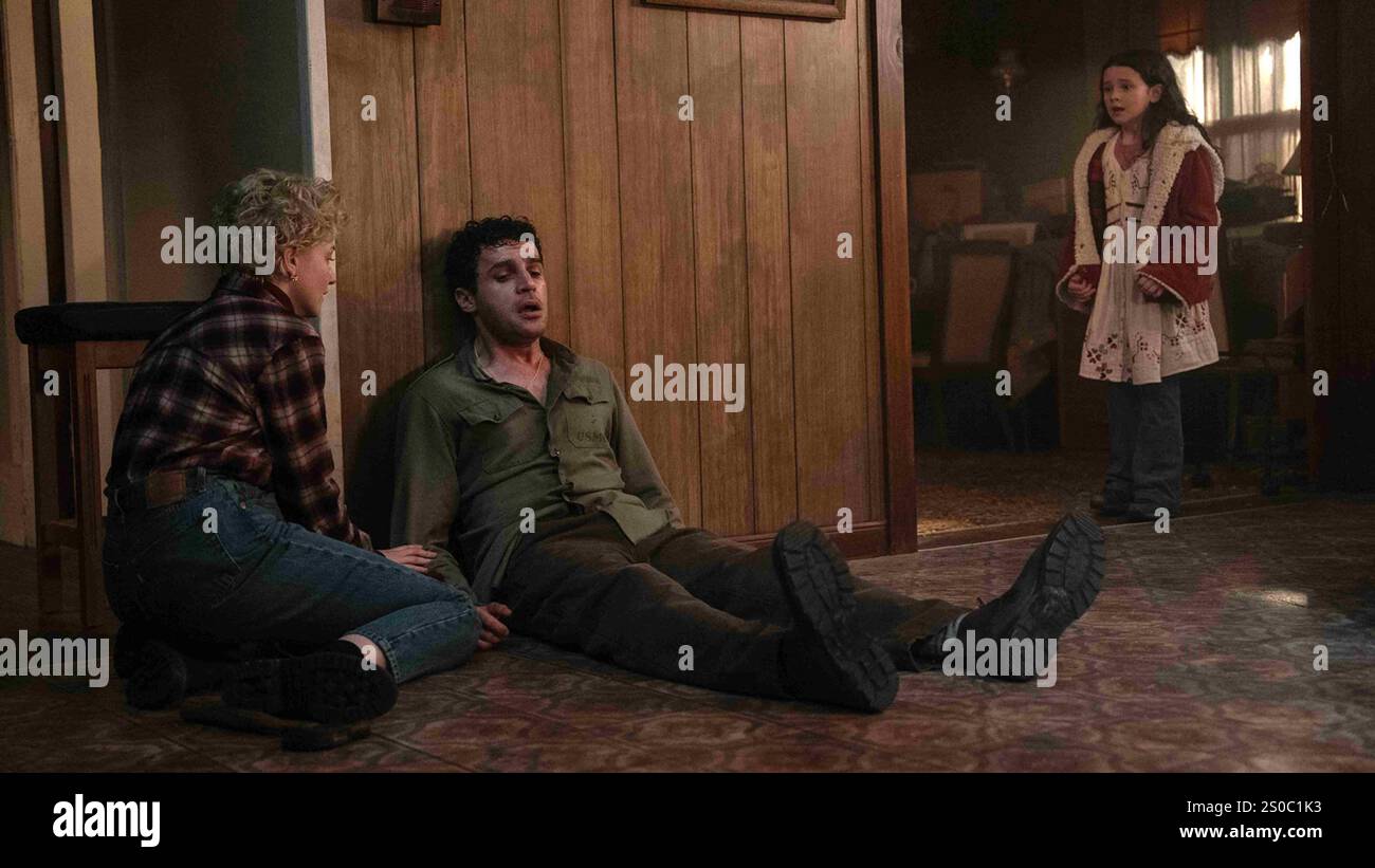 JULIA GARNER, CHRISTOPHER ABBOTT and MATILDA FIRTH in WOLF MAN (2025 ...