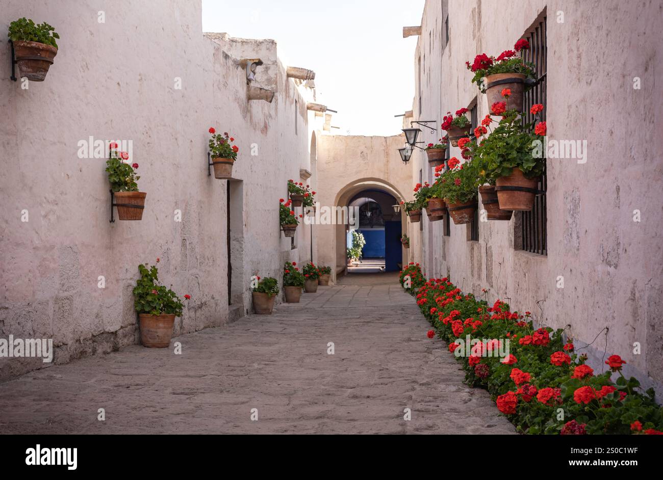 Santa Catalina Monastery in Arequipa in Peru Stock Photo - Alamy