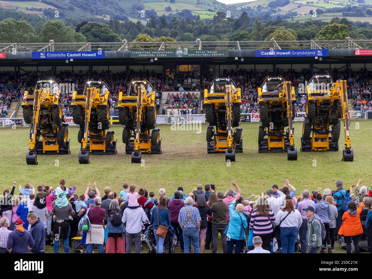 JCB Dancing Diggers return to the Royal Welsh Show, having not ...