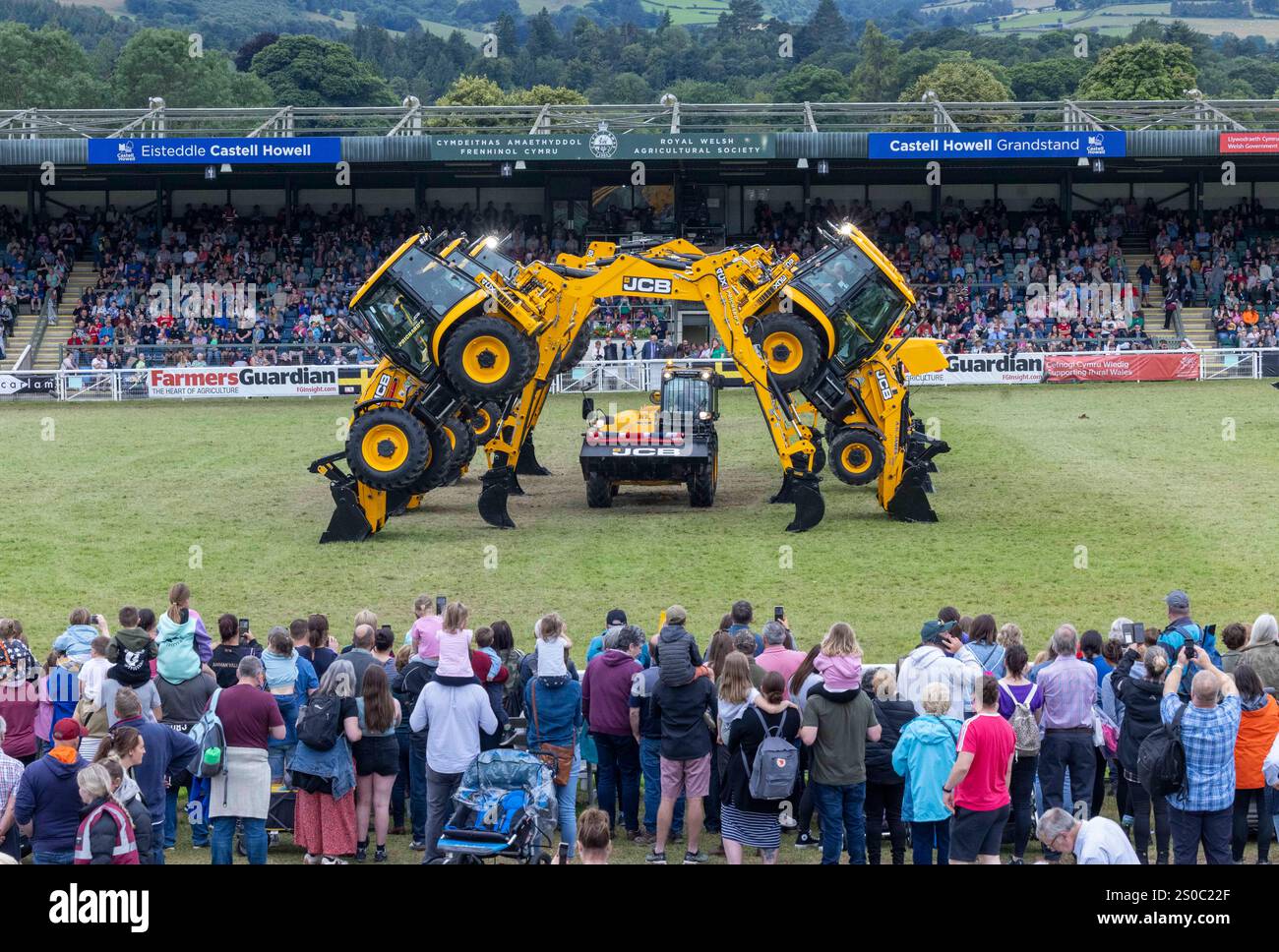 JCB Dancing Diggers return to the Royal Welsh Show, having not ...
