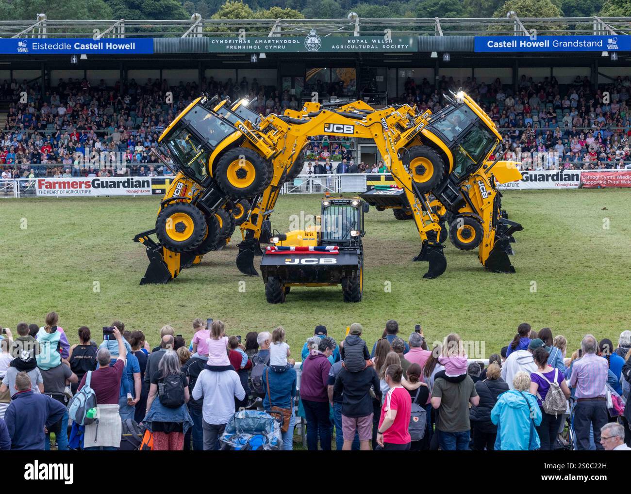 JCB Dancing Diggers return to the Royal Welsh Show, having not ...