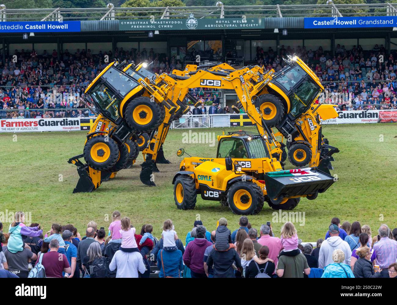 JCB Dancing Diggers return to the Royal Welsh Show, having not ...