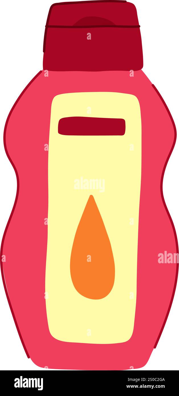 nourish oil baby cartoon vector illustration Stock Vector Image & Art ...