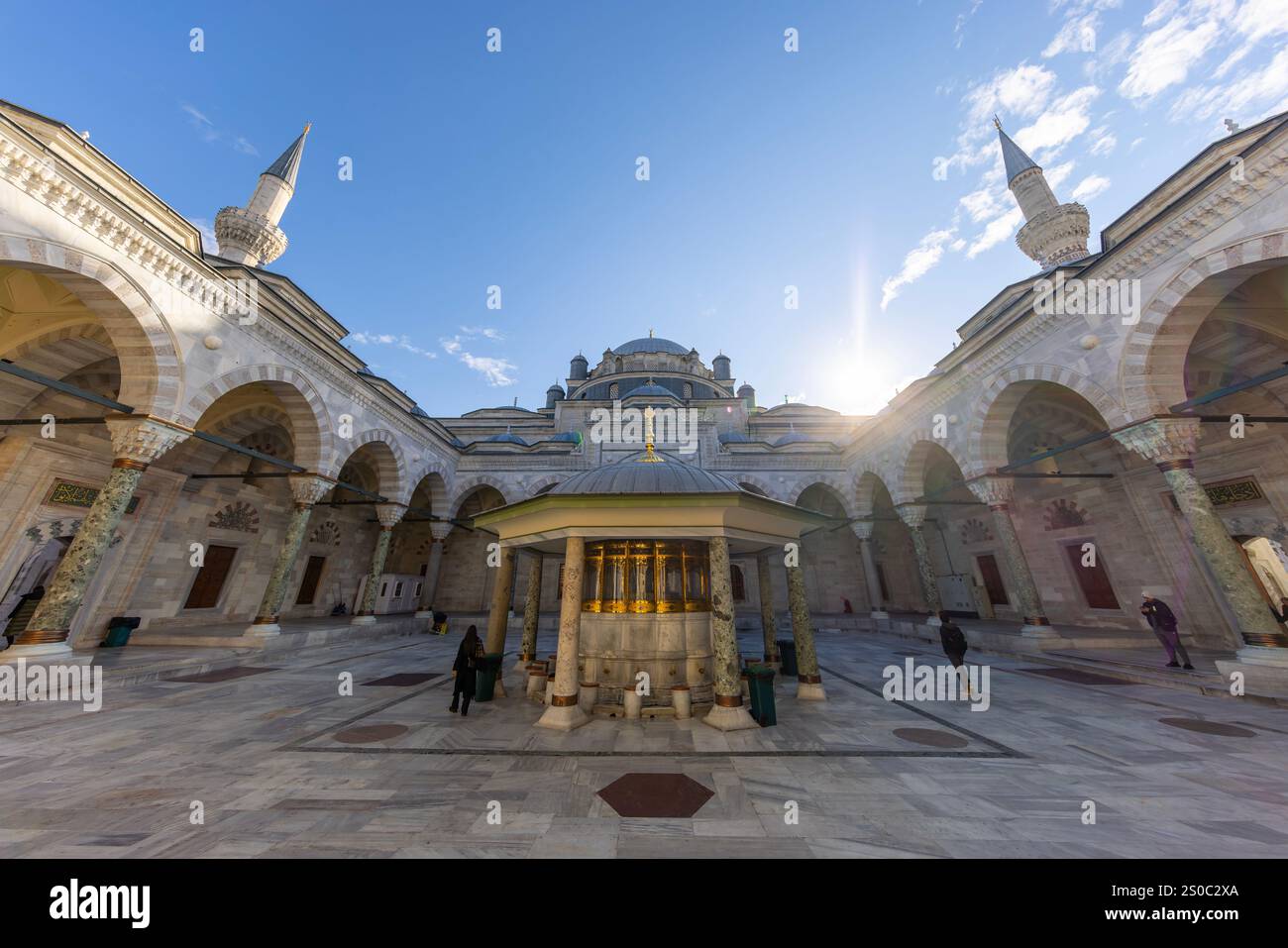 Beyazit Mosque - 16th century Ottoman imperial mosque as seen from the ...