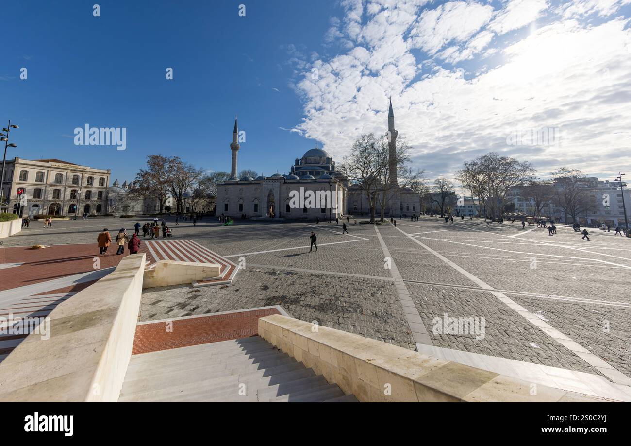 Beyazit Mosque - 16th century Ottoman imperial mosque as seen from the ...