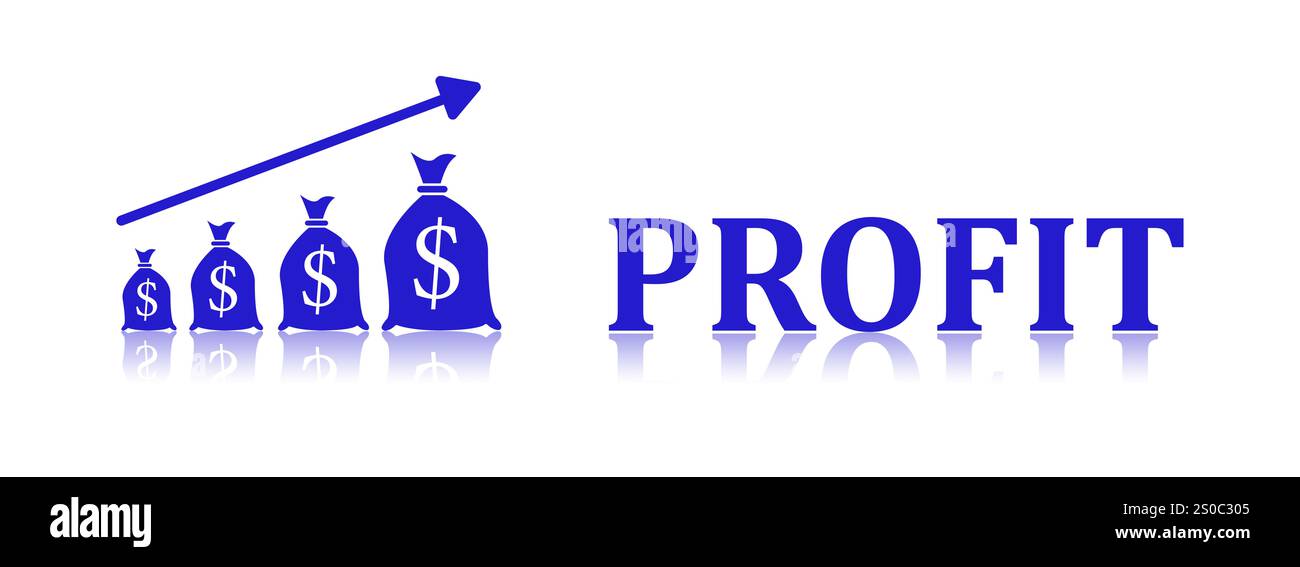 Illustration of a profit concept Stock Photo - Alamy