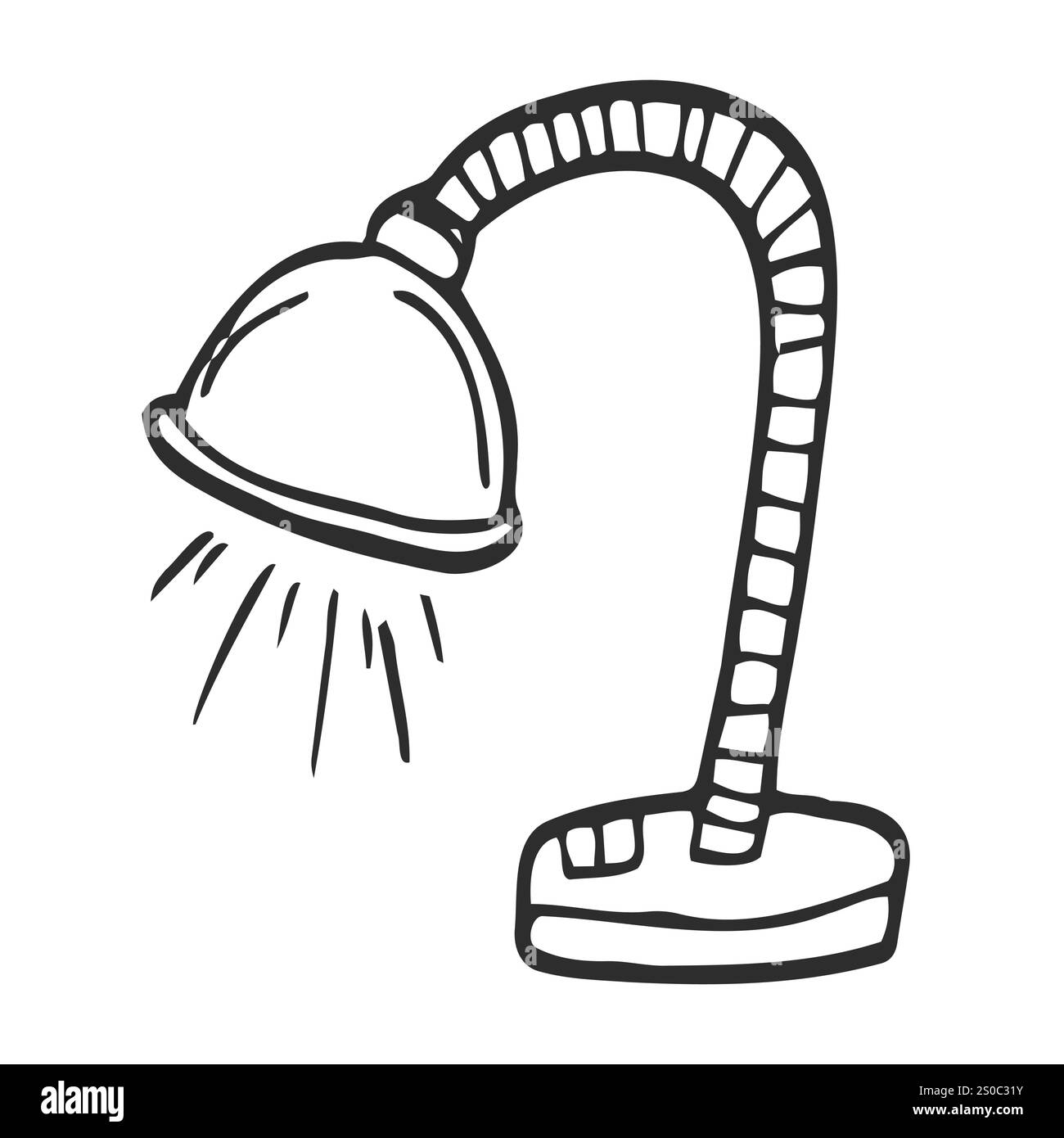 Simple chandelier illustration vector Black and White Stock Photos ...