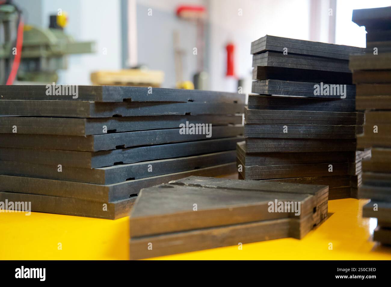 Building material made from recycled plastic waste. Circular and ...