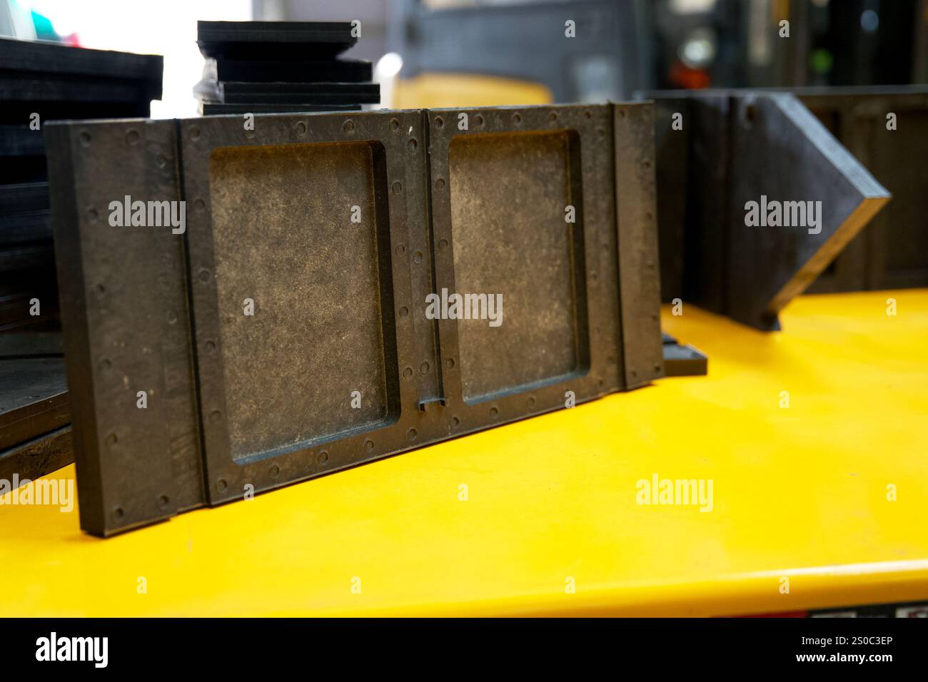 Building material made from recycled plastic waste. Circular and ...
