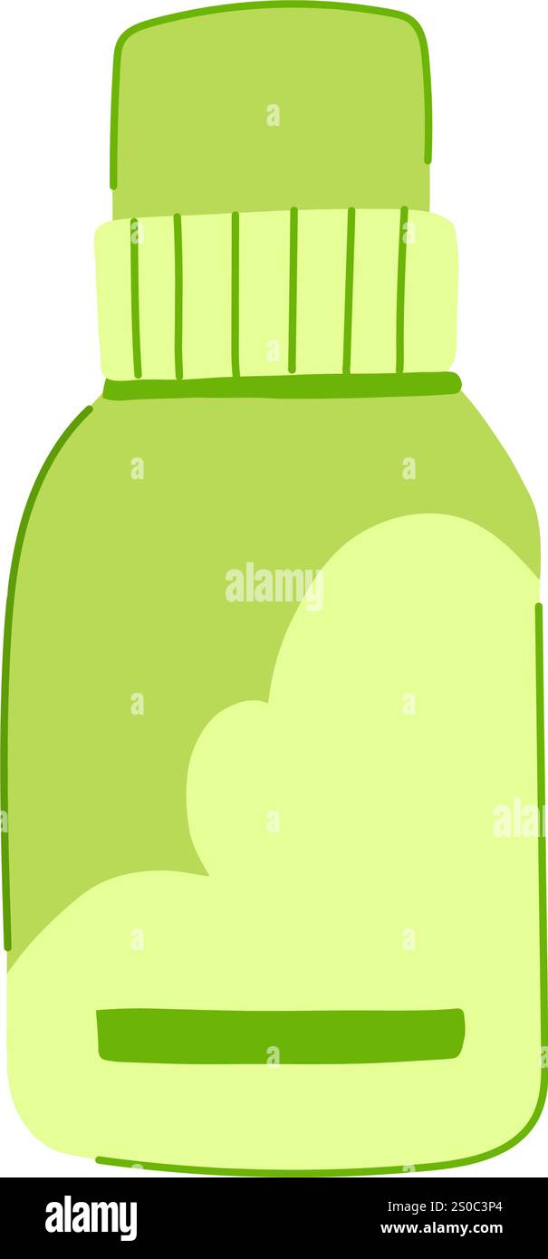 stroller powder baby cartoon vector illustration Stock Vector Image ...