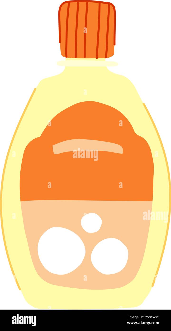 fragrance shampoo baby cartoon vector illustration Stock Vector Image ...