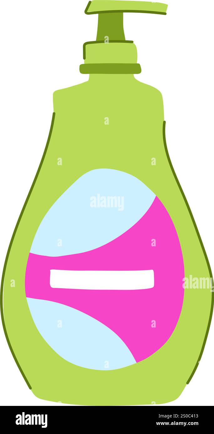 mild shampoo baby cartoon. nourishing moisturizing, cleansing soft ...