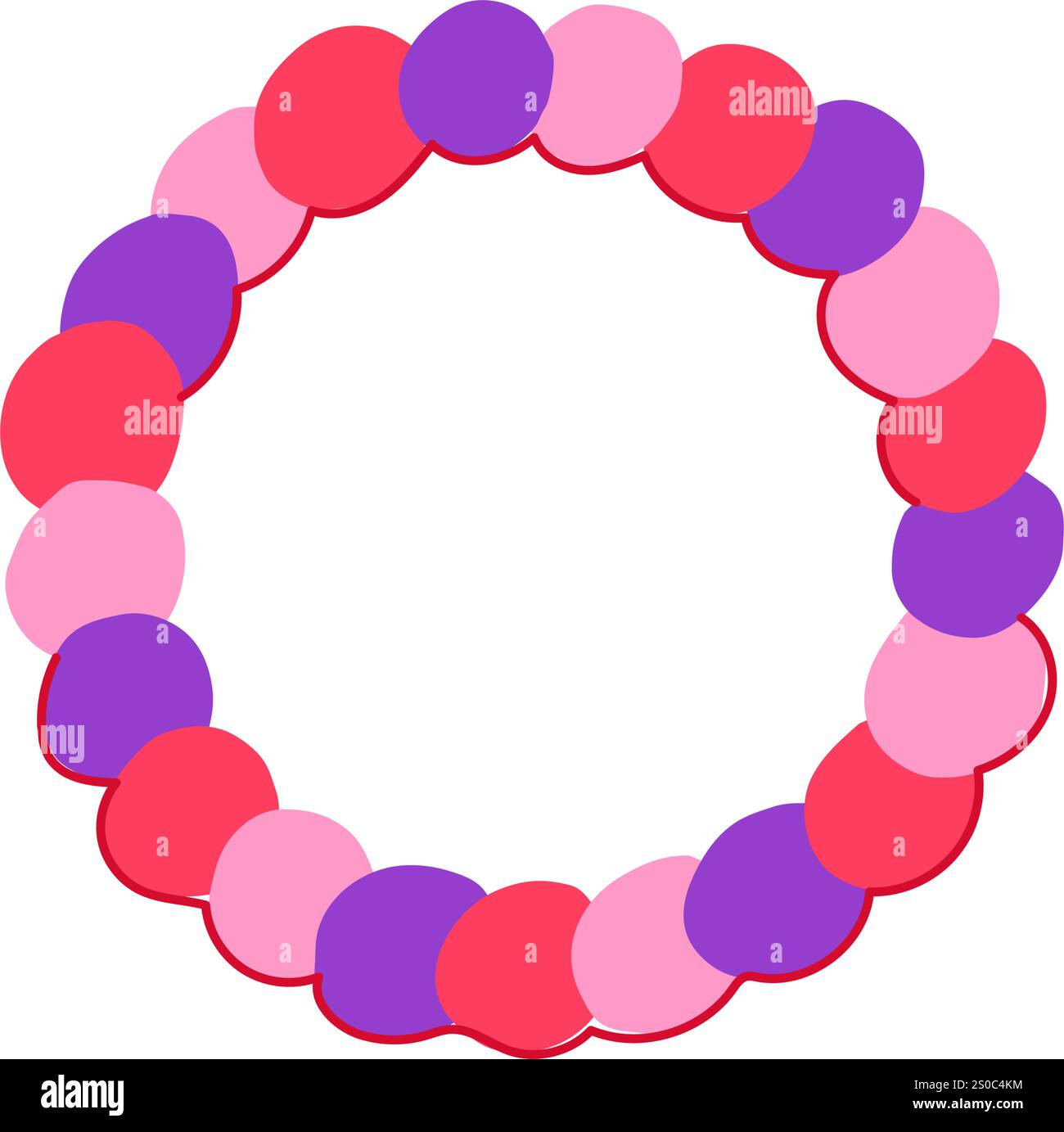 natural teething ring cartoon vector illustration Stock Vector Image ...