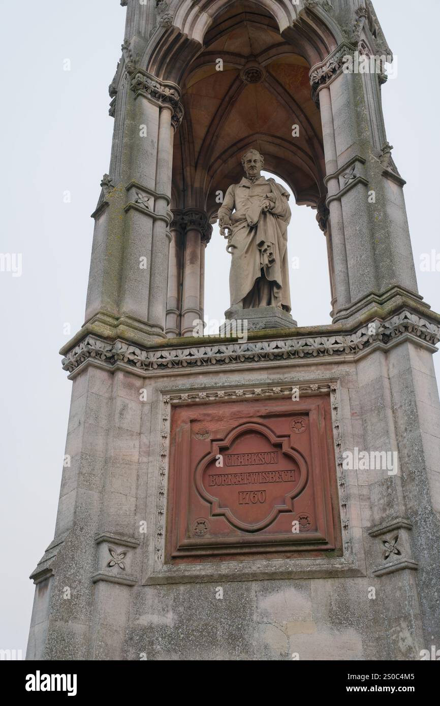 Christmas Day view of the Clarkson Memorial on the South Brink of the ...
