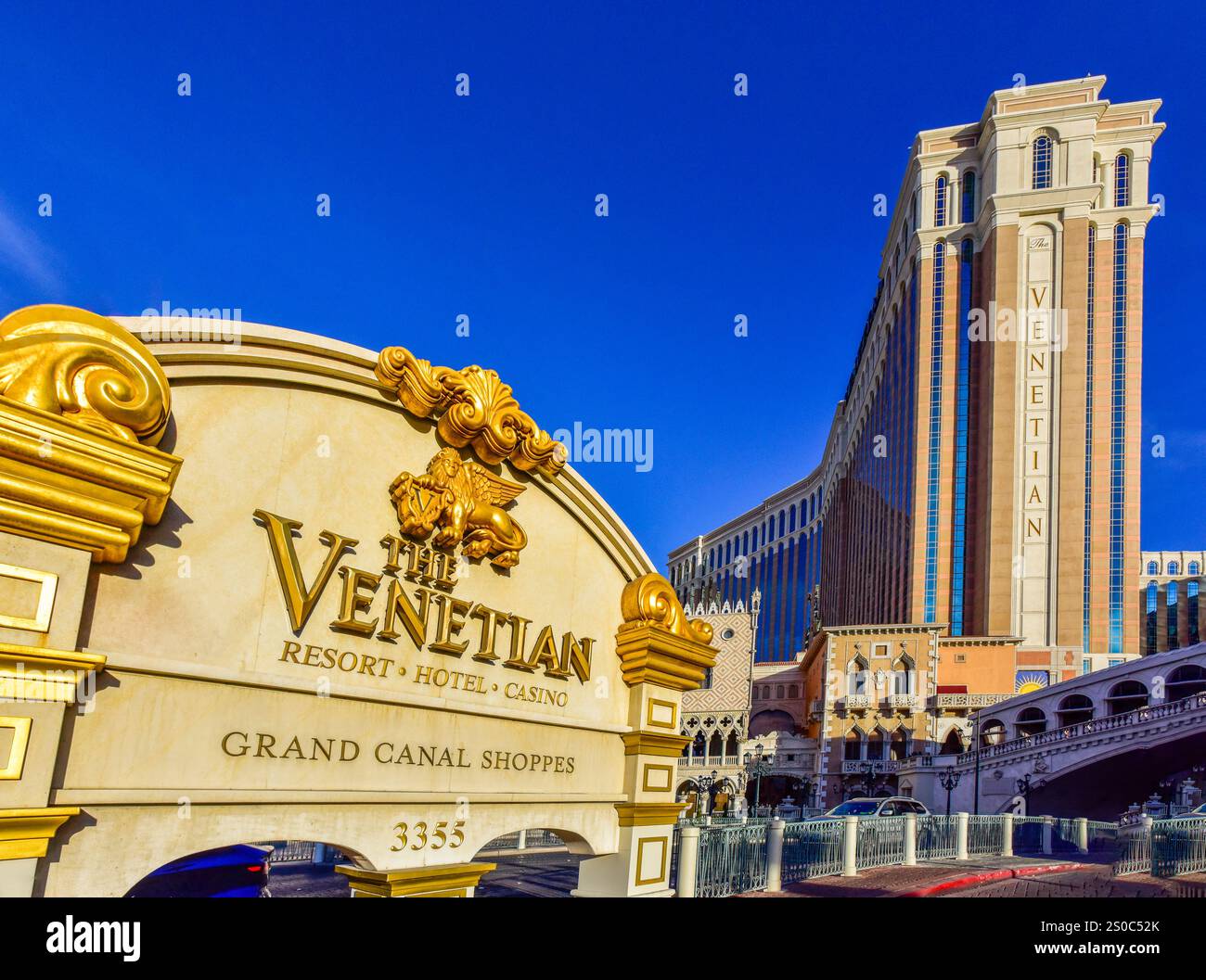 The Venitian on the Las Vegas Strip, an archetectural view of the ...