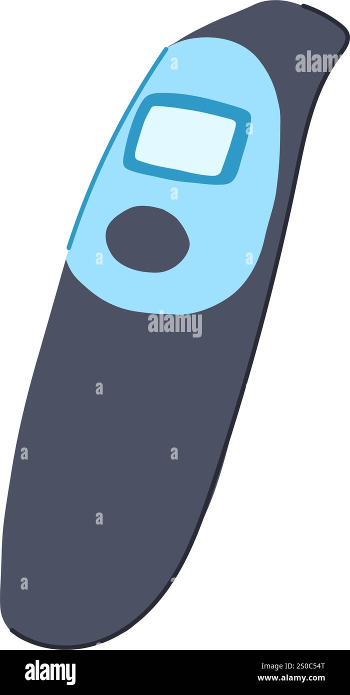 temperature thermometer baby cartoon vector illustration Stock Vector ...