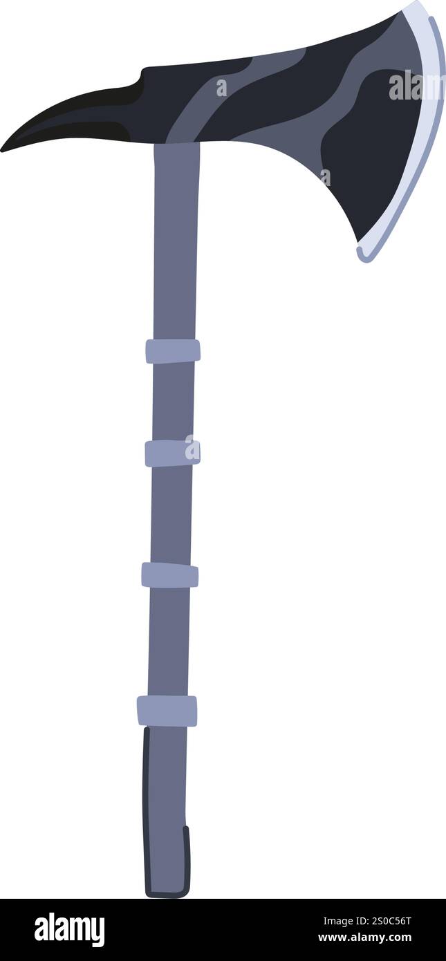 battle viking axe cartoon vector illustration Stock Vector Image & Art ...